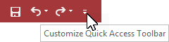 Access: Quick Access Toolbar | IMA